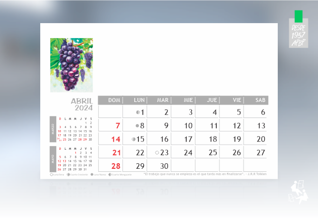Calendario Anillado | APBP